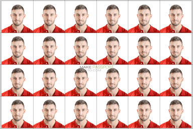 Create Custom Size 1x1 Inch Photo photo - size 25x25 mm (2.5x2.5 cm ...